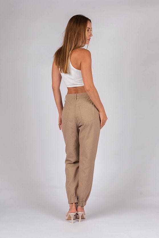 By Lily (Wakee Denim) Genie Pant Jeans - Black and Brown