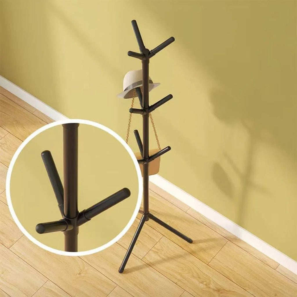 Floor-to-Floor Clothes and Hats Rack Holder