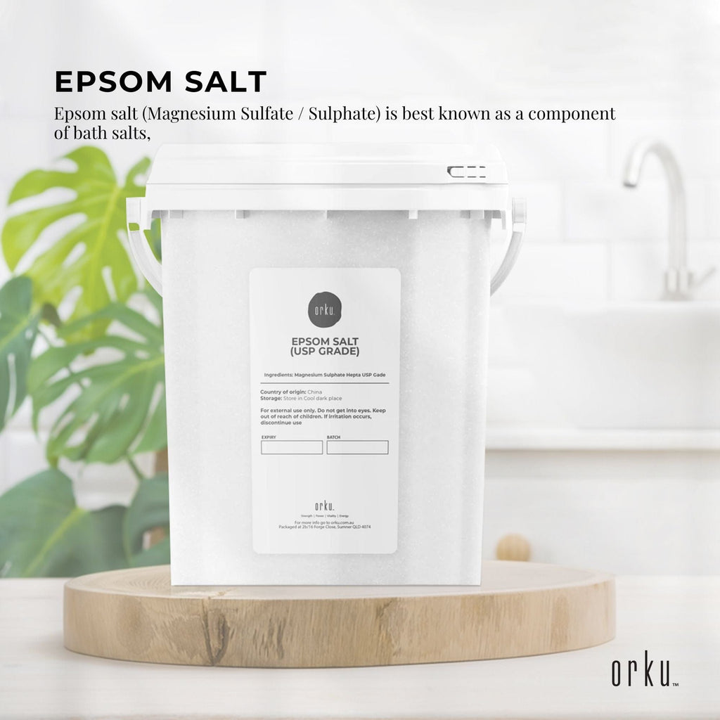 1.3kg USP Epsom Salt Pharmaceutical Grade - Tub Magnesium Sulfate Bath