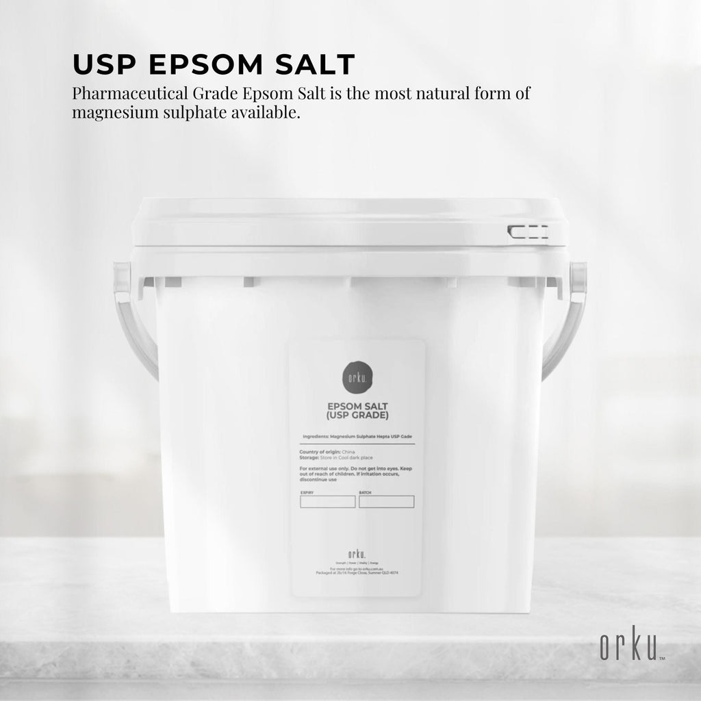 5kg USP Epsom Salt Pharmaceutical Grade - Tub Magnesium Sulfate Bath S