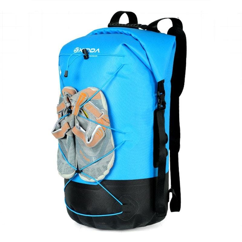 Waterproof Outdoor Stream Tracing Backpack Black 16L - Light Grey-36L