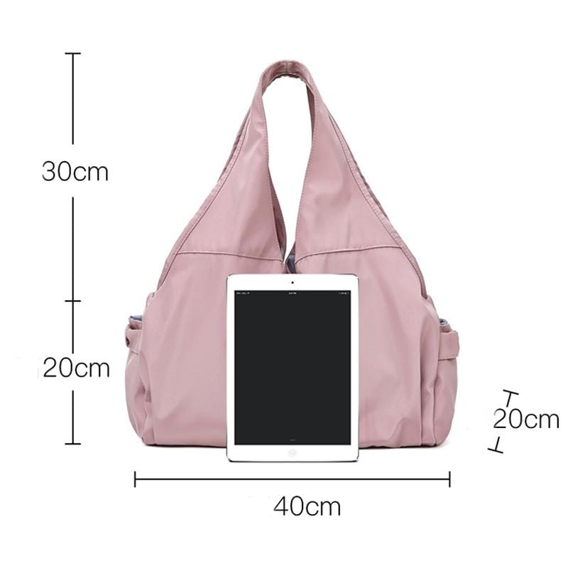 Women Dry / Wet Gym Bag with Separation - no Code - Deep Pink