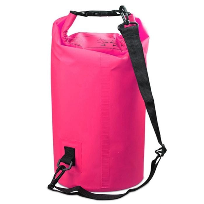 30L Outdoor Waterproof Double Shoulder Bag Dry Sack Pvc Barrel Bag - P